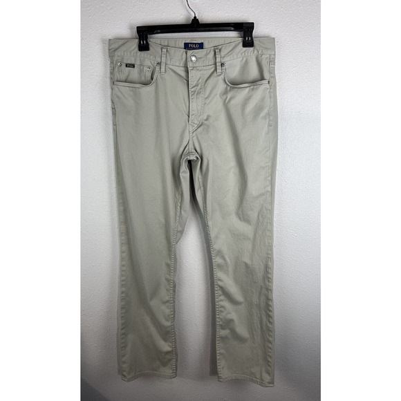 Polo Ralph Lauren | Pants | Polo Ralph Lauren Mens 3432 Beige Dress Pants Stretch Straight Fit ...
